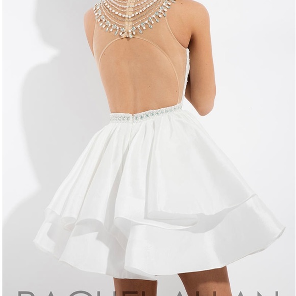 Rachel Allan | Dresses | Rachel Allen White Cocktail Dress | Poshmark